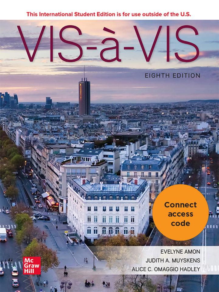 9781266108655 Digital- Vis-A-Vis: Beginning French 8e Connect (3 Yr ...